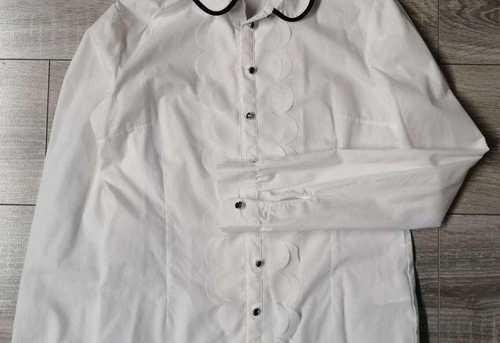 Блузка белая для девочек рост 158