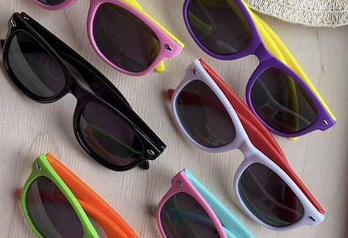 Гибкие прочные солнцезащитные очки дети