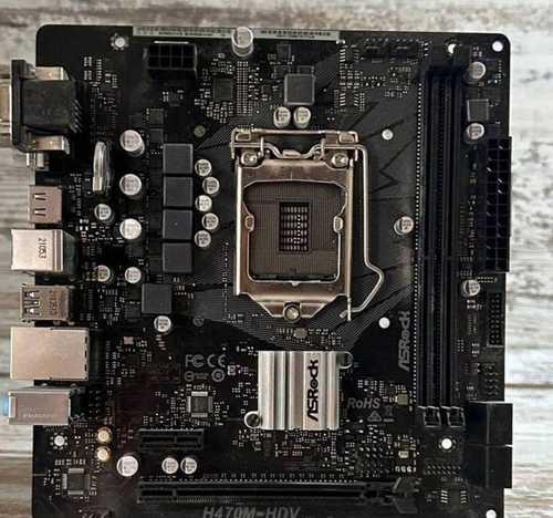 Материнская плата asrock h470m hdv