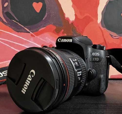 Зеркальный фотоаппарат canon eos 77d