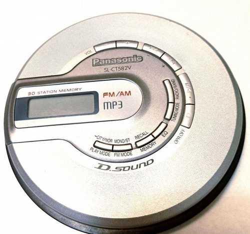 Забронировано Cd mp3 плеер panasonic SL-CT582V