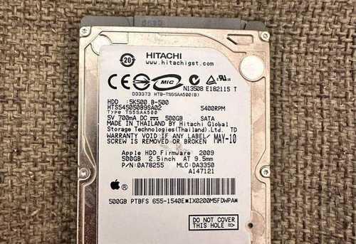 Жесткий диск hdd 2,5 hitachi apple 500gb