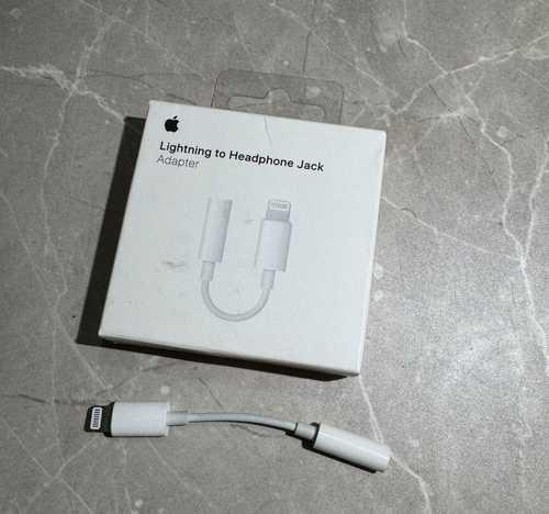 Переходник Apple lightning на 3.5 mini jack