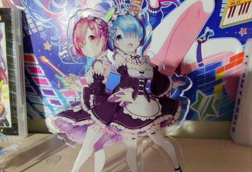 Акриловая фигурка аниме Re:Zero, Рэм и Рам