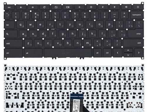 Клавиатура для ноутбука Acer Chromebook C720 черна