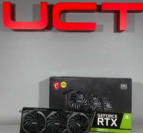 Видеокарта MSI RTX 3070 TI ventus 3X 8G OC