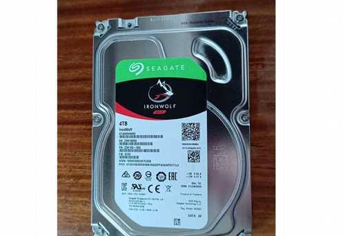 HDD 4тб Seagate IronWolf ST4000VN008 3.5 несвежий