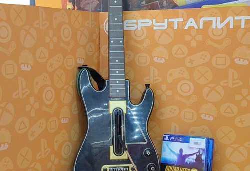 PS4 Guitar Hero live + Гитара (с диском) б/у