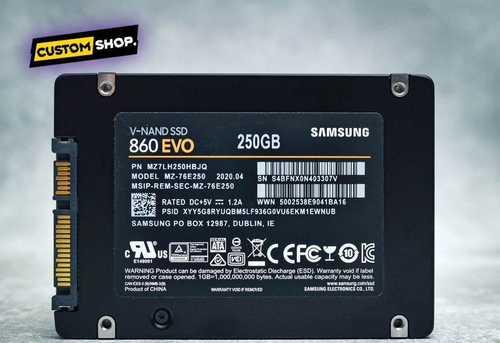 SSD-накопитель Samsung 860 EVO 250Gb