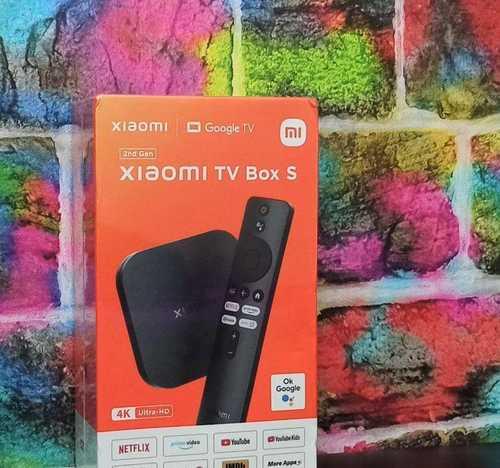 Тв Приставка Xiaomi Mi Box S 4K 2nd Gen 2023