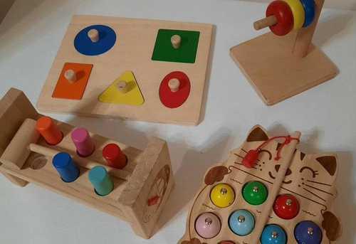 Деревянные игрушки для малышей