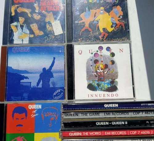 CD. Queen, Genesis, AcDc