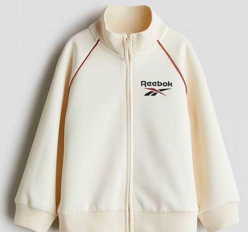 Толстовка на молнии reebok hm новая 110 122