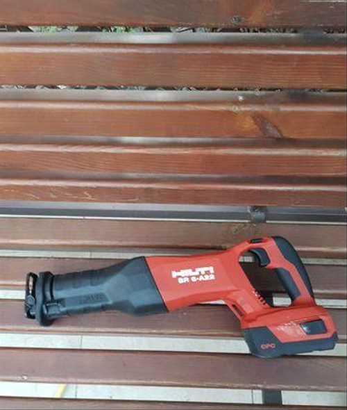 Аккум. сабельная пила hilti SR 6-A22+ акб 4.0