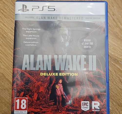 Alan wake 2 deluxe edition ps5 димк