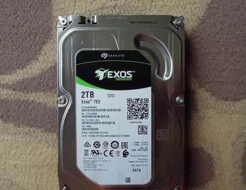 Seagate Exos 7E2 \ 2TB \ 3.5" \ 128MB Cache