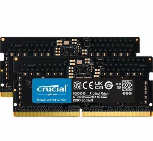 Оперативная память Crucial DDR5 sodimm 4800 32/64G