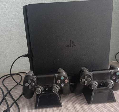 Sony playstation 4 slim 1tb 2 геймпада