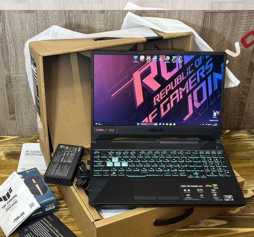 Новый Asus TUF/R5 7535H/RTX/FHD 144Гц/DDR 5 16гб