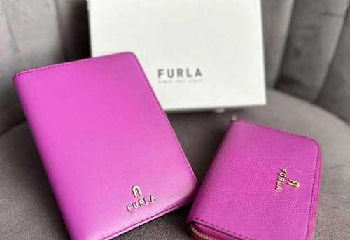 Обложка на паспорт furla + кошелек