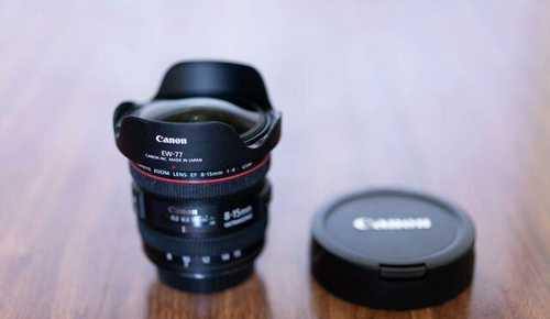 Объектив Canon EF 8-15mm f/4L Fisheye USM