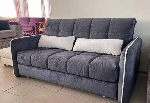 Чико прямой диван (140) темно-серый