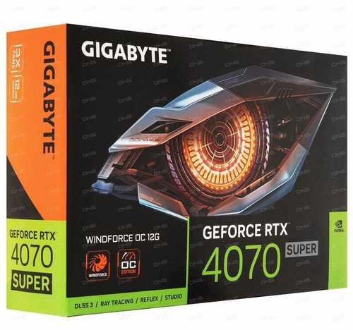 Видеокарты Gigabyte 4070 Super. Новая. Гарантия