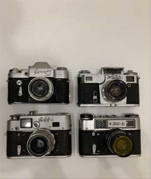 Плёночные фотоаппараты СССР