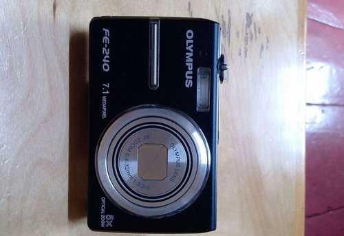Компактный фотоаппарат olympus fe-240 неисправный
