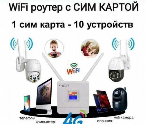 Wifi роутер 4g модем с сим картой