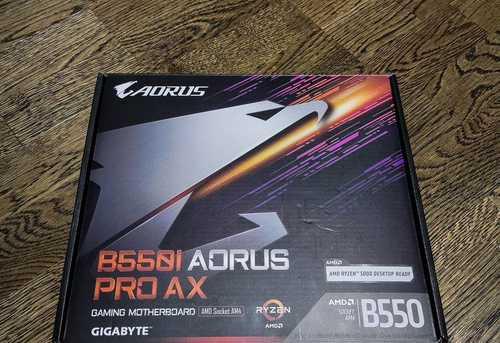 Материнская плата gigabyte B550I aorus PRO AX