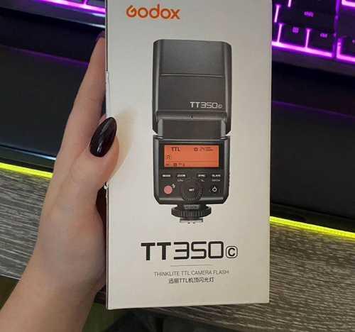 Вспышка Godox ThinkLite TT350C TTL для Canon