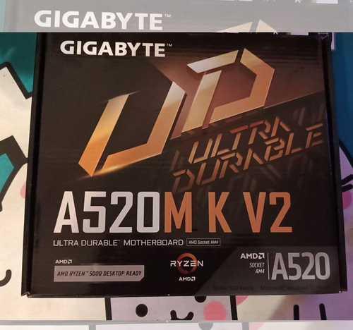 Материнская плата Gigabyte a520m k v2