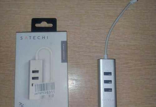 Satechi ST-TC2N1USB31A USB hub + ethernet adapter