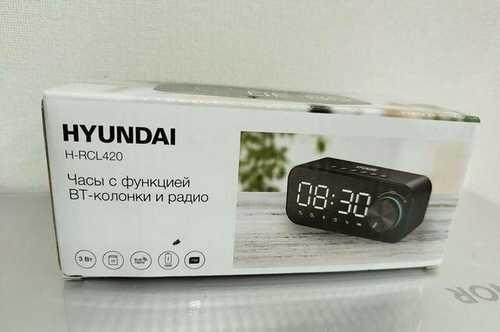 Часы с функцией Bluetooth колонки и радио Hyundai