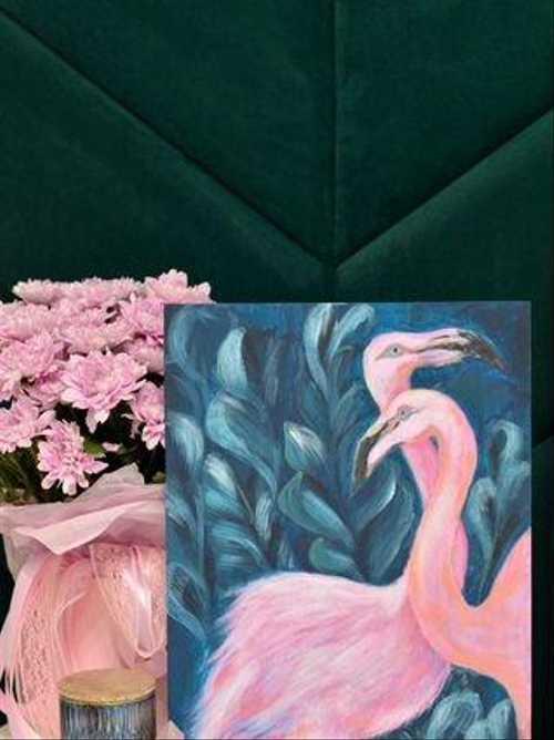 Картина "Фламинго"