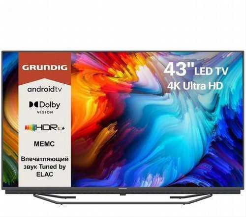 Телевизор Grundig 43 новый с гарантией 12 мес