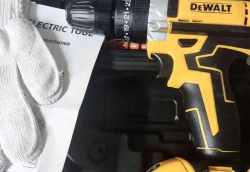 Новая аккумуляторная дрель-шуруповёрт dewalt 48 В