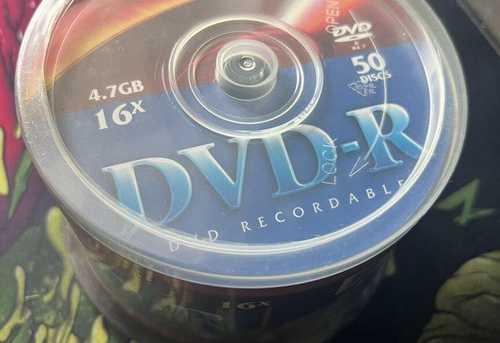 Диск DVD-R 4.7Gb Cake Box 50 шт. (VS) 16x