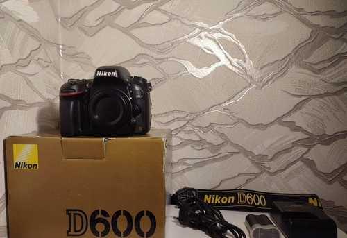 Nikon D600 Body (пробег 42 тыс)