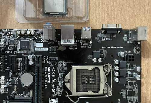 Проц intel core i5 - 6400 + gigabyte ga-h110m-s2