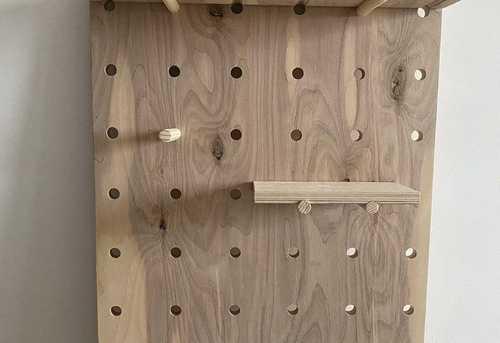 Стеллаж полка пегборд (pegboard)