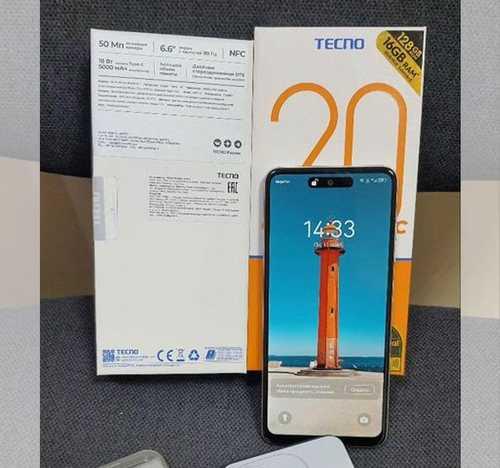 Tecno Spark 20, 8/128 ГБ