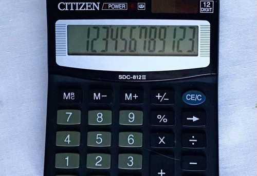 Калькулятор компактный citizen SDC-812