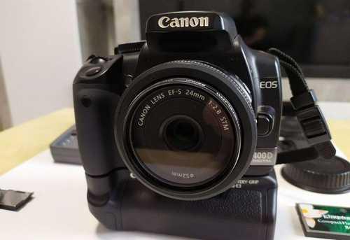 Canon EOS 400d + EF-S 24 mm 2.8 STM