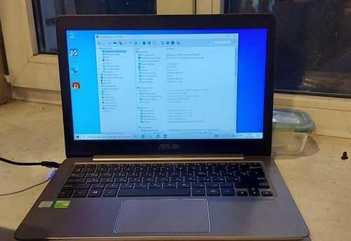 Ноутбук 13.3" ASUS Zenbook UX310UQ, 250 ГБ, Core i7-6500U, RAM 12 ГБ, GeForce 940MX 2 ГБ