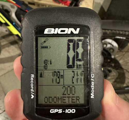 Велокомпьютер bion GPS 100