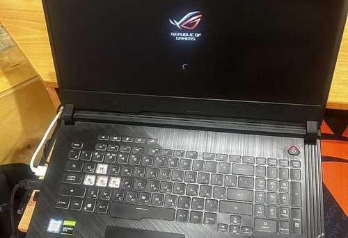 Игровой ноутбук Asus rog strix GL731GT-H7118