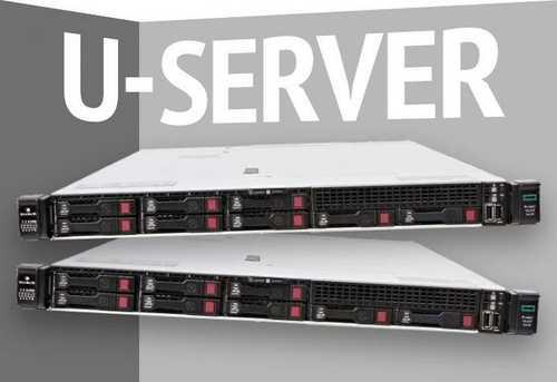 Сервер HPE DL360 Gen10 8SFF 2x6130 64G P408i-a 2x5