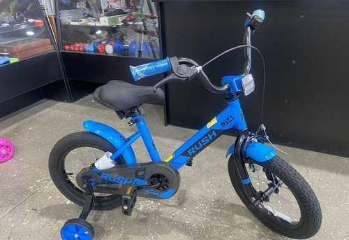 Велосипед детский Black Aqua 14 синий